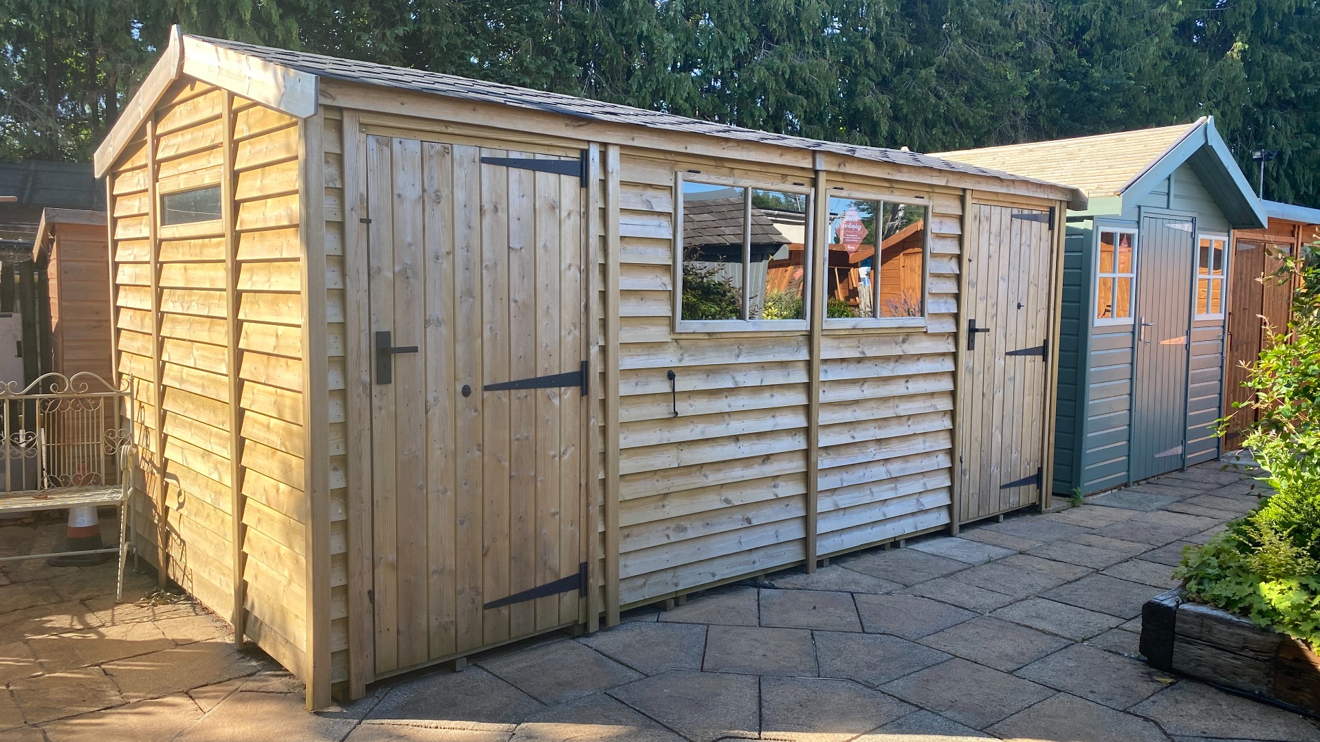 Malvern Reverse Apex 16' x 8' Ex-Display Shed