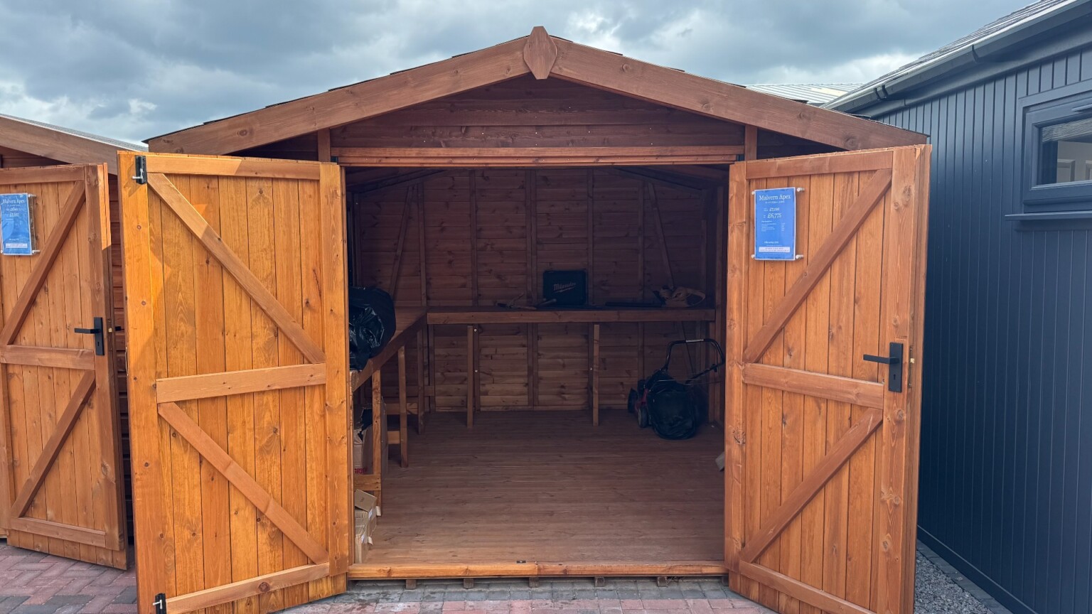 Malvern Heavy Duty Apex 12x10 Ex-Display Shed